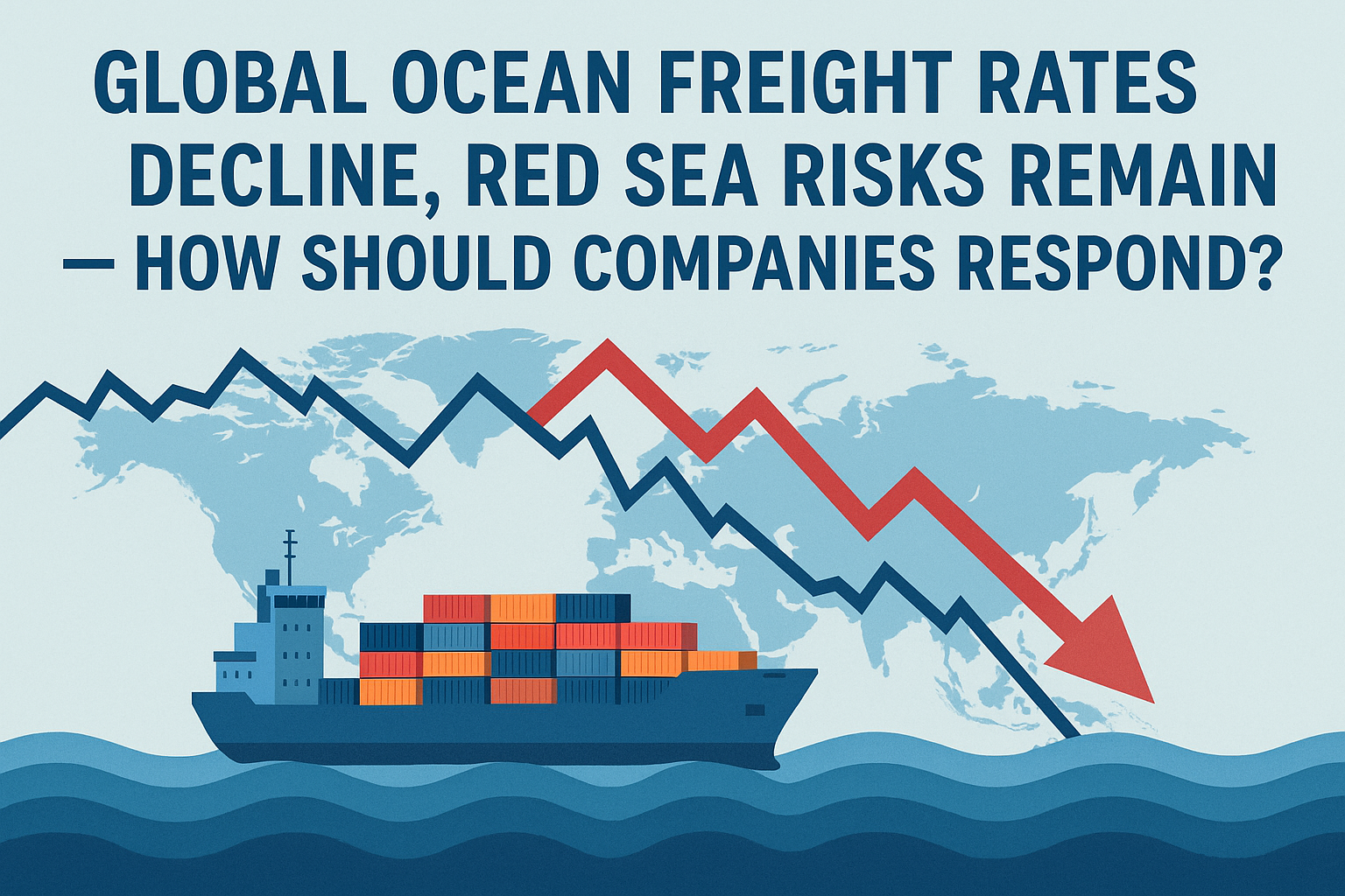 Global Ocean Freight Rates Decline, Red Sea Risks Remain — How Should ...